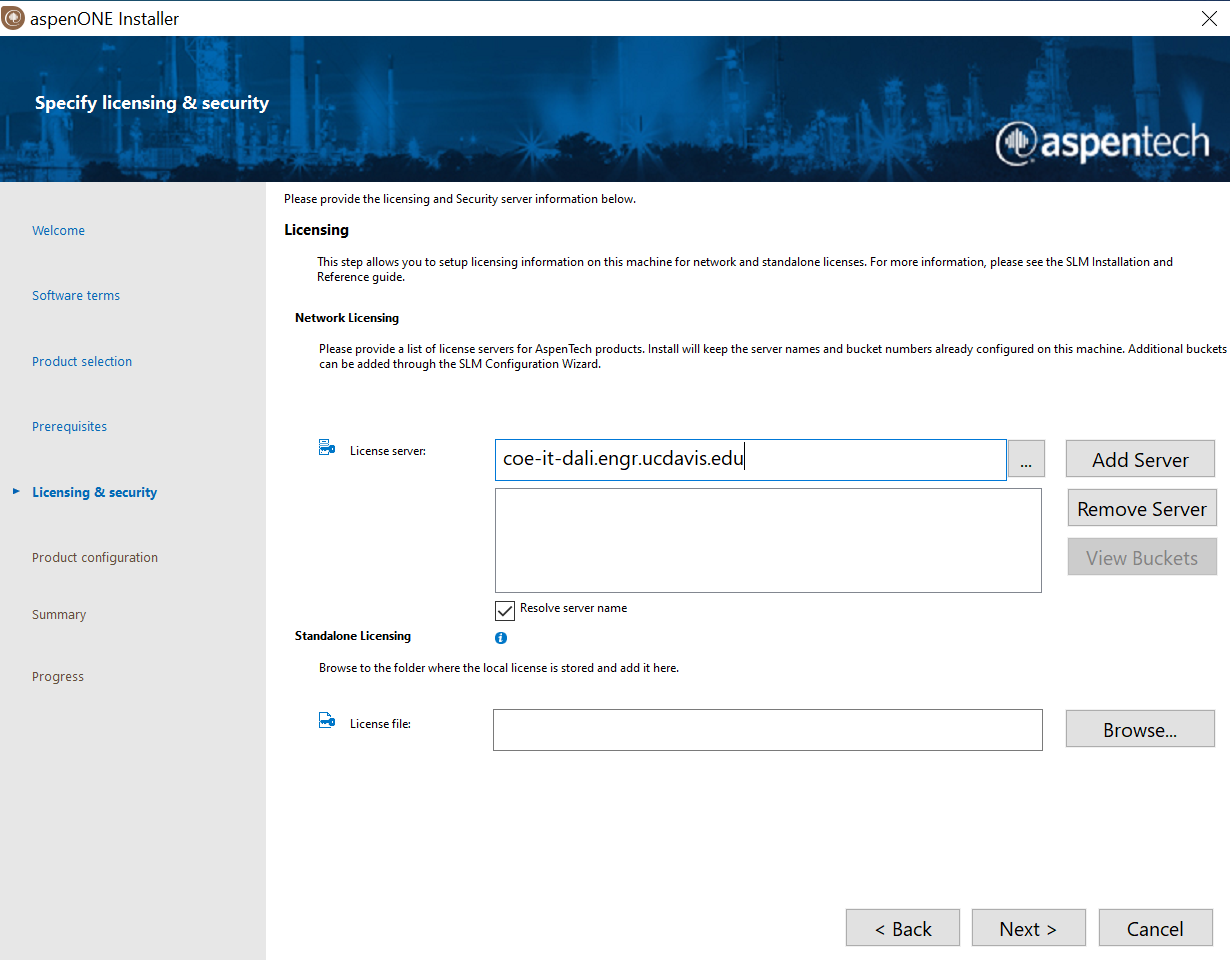 COE Only - Installing/Accessing Aspen - ServiceHub