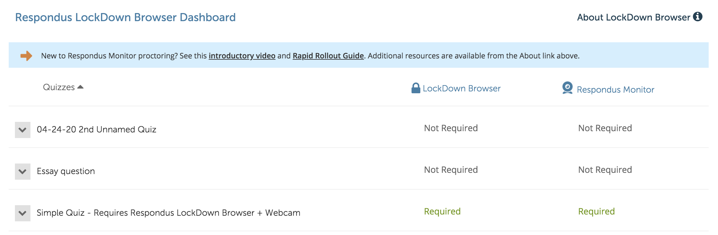 Canvas Faculty: What is Respondus LockDown Browser, accessing it, and ...