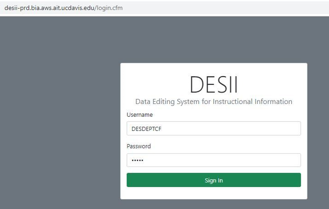 Connecting to DESII 4.0 Cold Fusion - ServiceHub