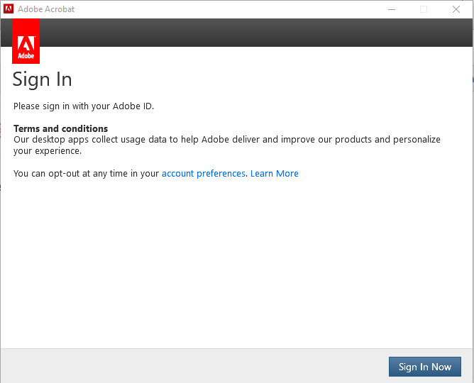 Log Into Adobe Acrobat DC pro with your UC Davis Account - ServiceHub
