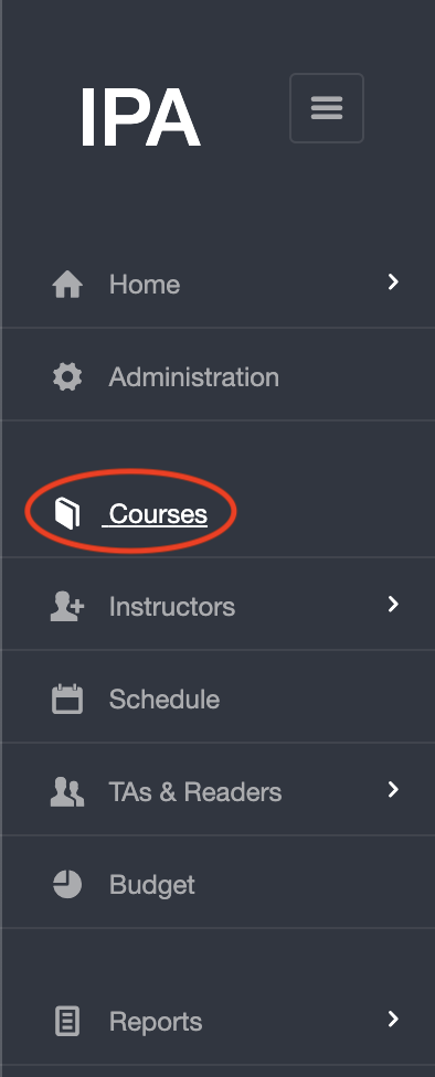 IPA - Adding courses - ServiceHub