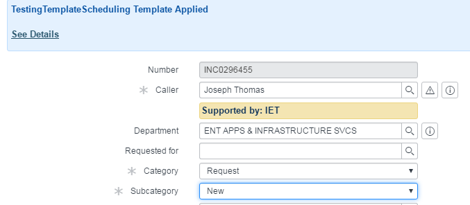 ServiceNow Service Management